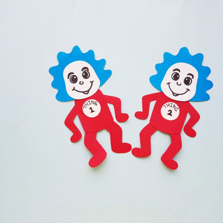 Thing 1 And Thing 2 Face Template Free Vectors | Only Face