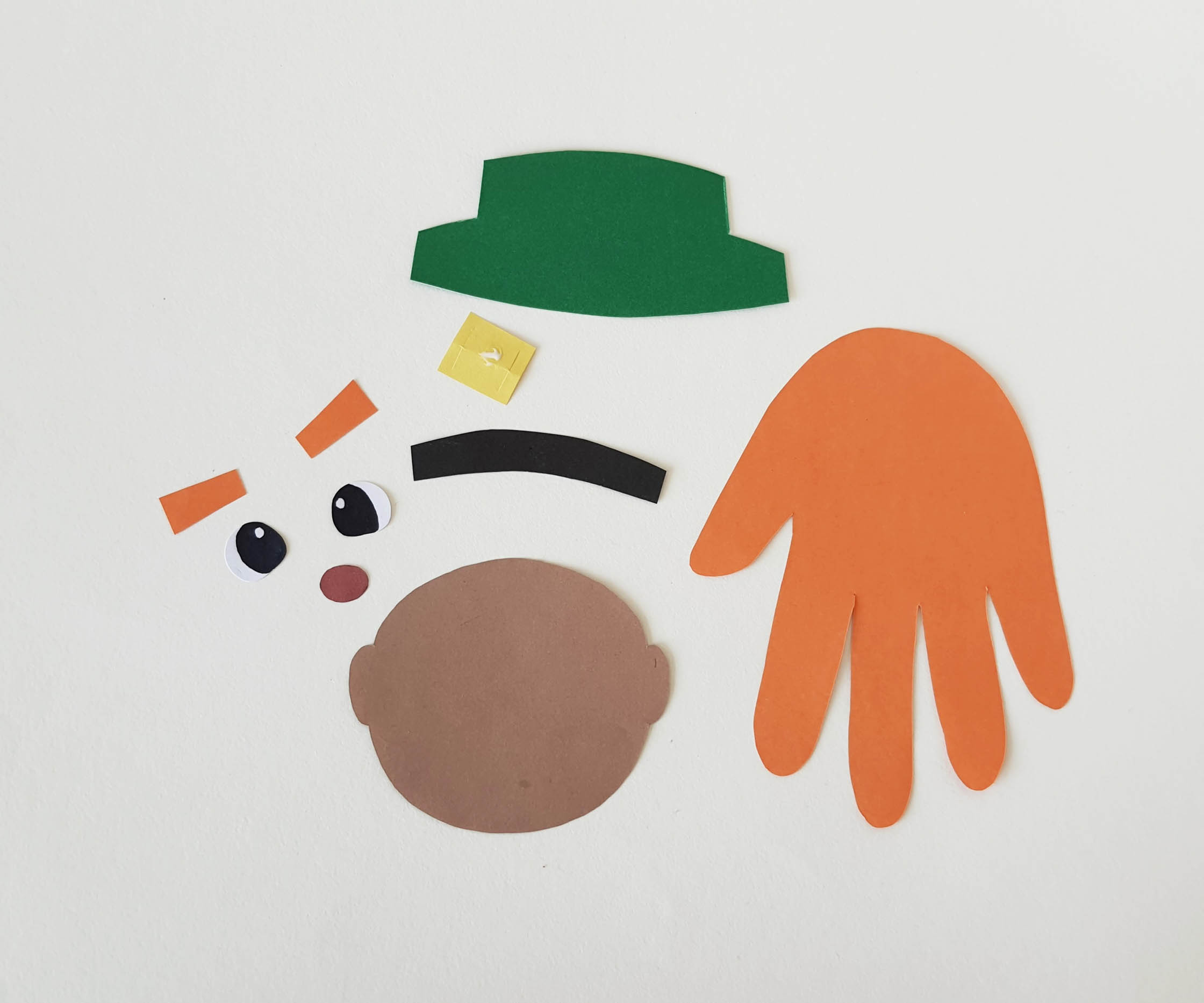 Handprint Leprechaun Frosting And Glue Easy Crafts Games Recipes