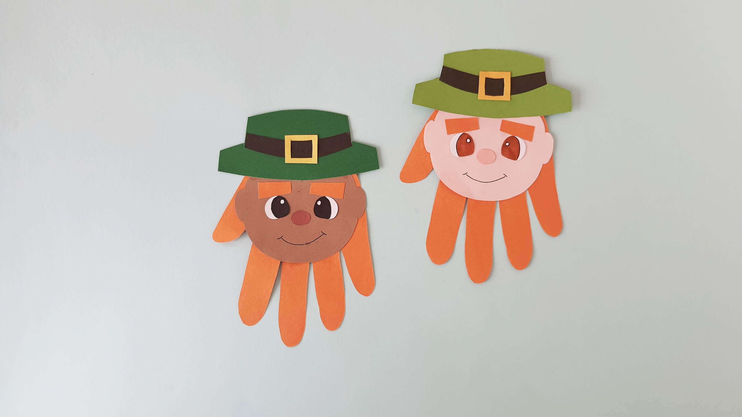 Handprint Leprechaun Frosting And Glue Easy Crafts Games Recipes