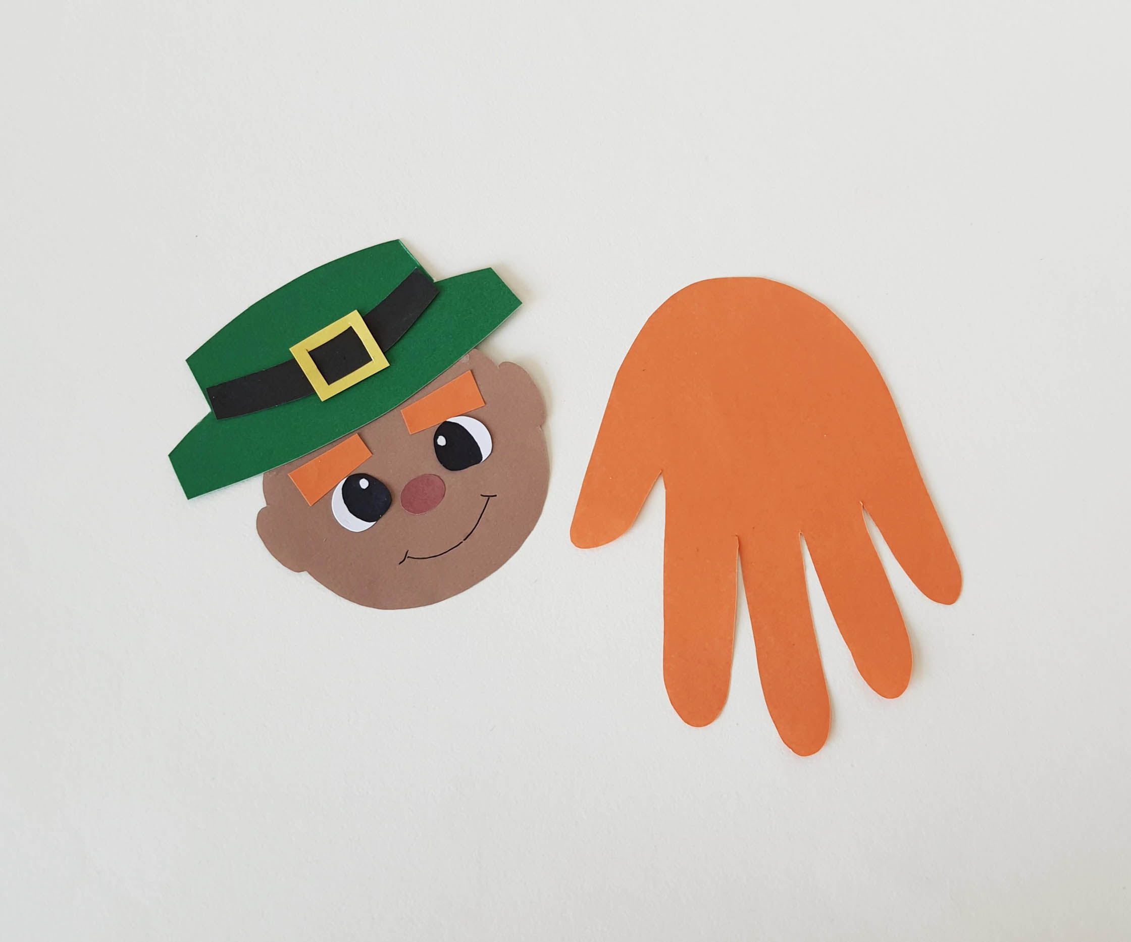 Handprint Leprechaun Frosting And Glue Easy Crafts Games Recipes