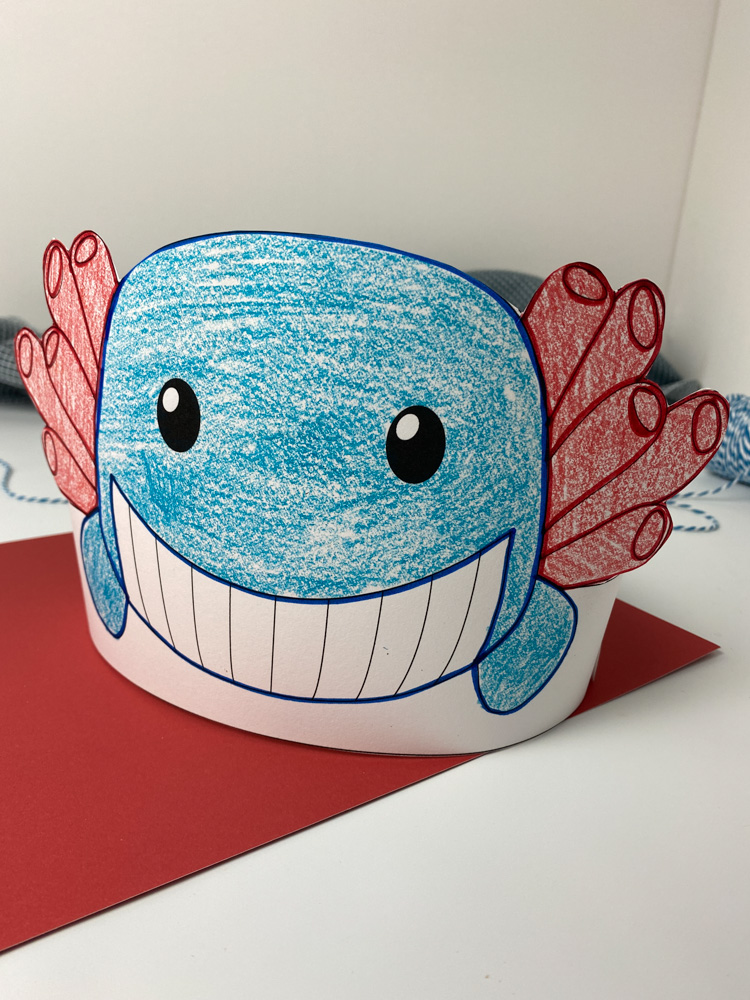 Whale Headband Craft - Frosting and Glue- Easy crafts, games, recipes ...